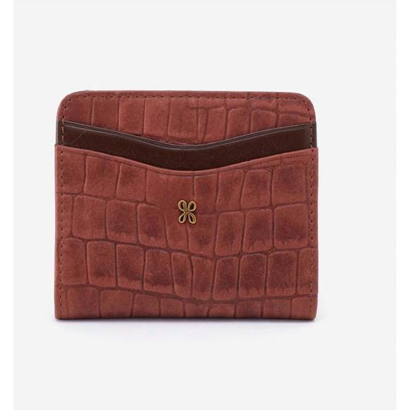HOBO | Bags | New Hobo Max Mini Billfold Compact Wallet In Brandy ...